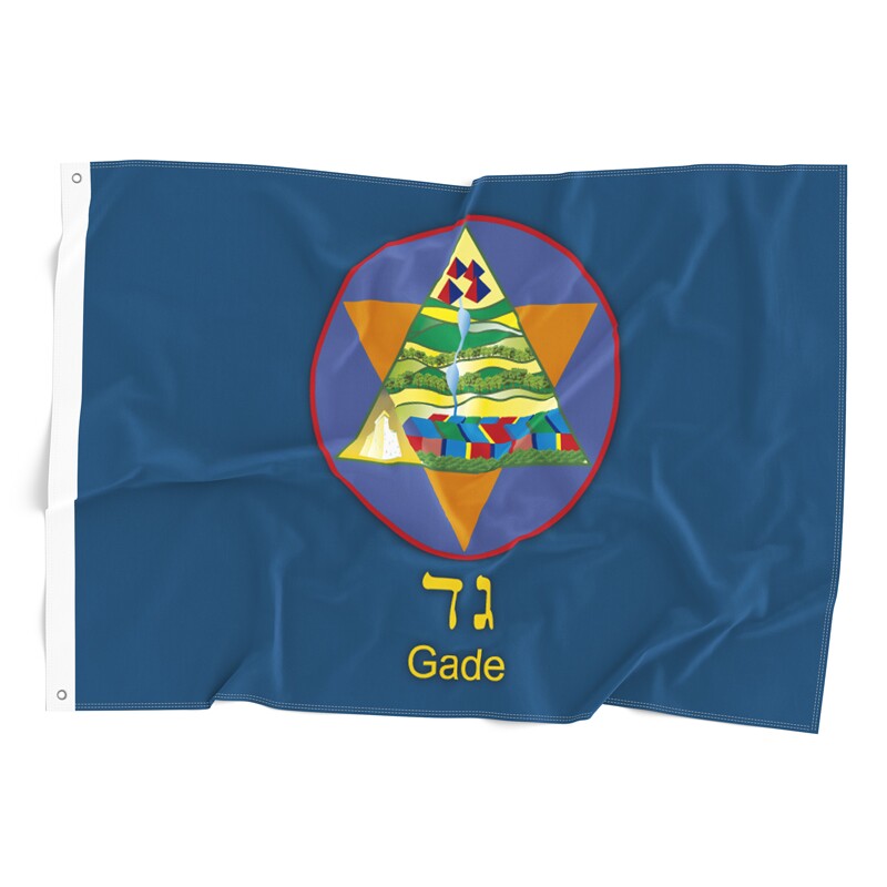 Gade - 12 Tribos de Israel - BANDEIRAS